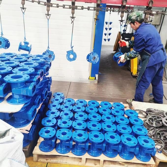 ANSI PN16 Soft Seal Gate Valve Socket Type DN300 DN600 Size