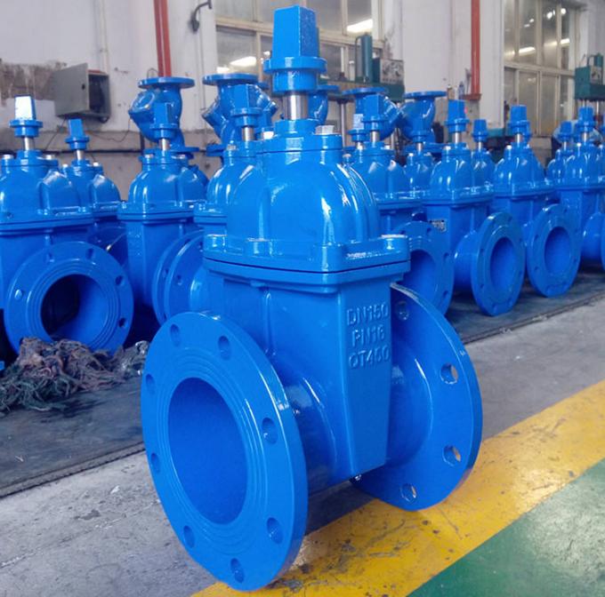 Ductile Iron Flanged Underground Water Valve F4 DN100 Gate Valve
