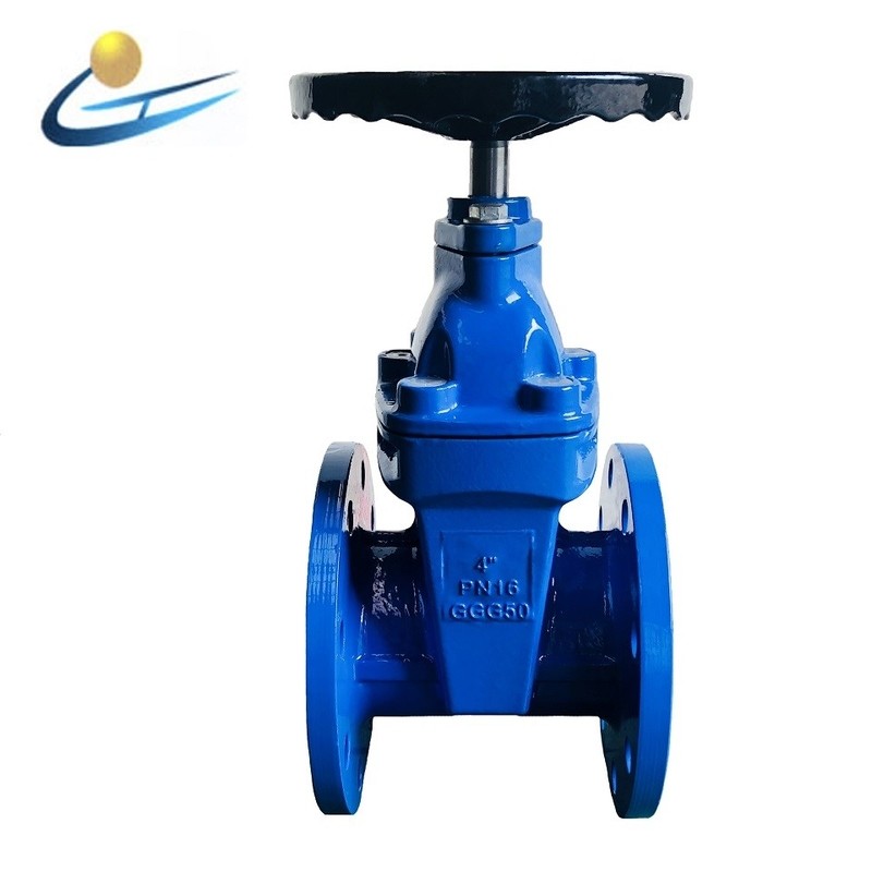 BS5163 DIN3352 Ductile Iron Manual CI DI Stem Sluice Gate Valves